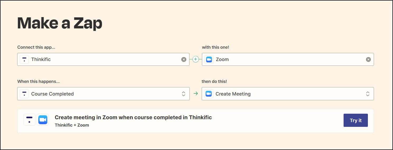 How To Use Zapier With Thinkific For Software Integrations